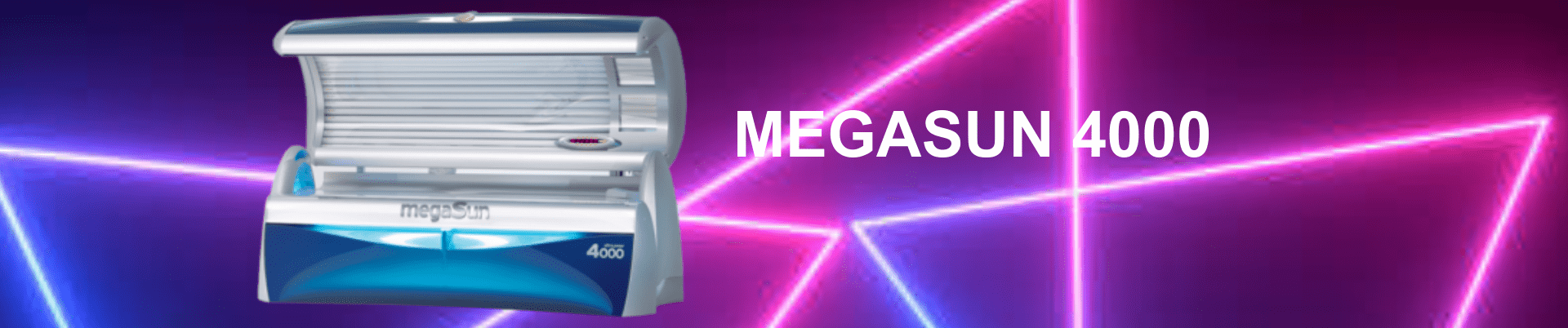 Megasun 4000 Reconditioned Commercial Sunbed for rent or hire - ECS Sunbeds